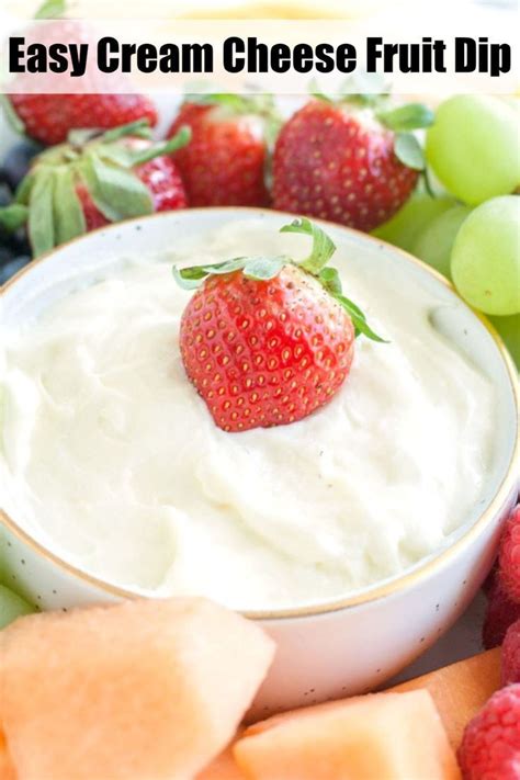 Easy Cream Cheese Fruit Dip Artofit