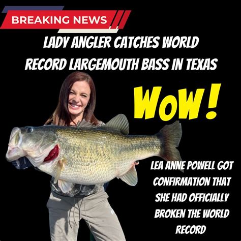 World Record Large Mouth Bass