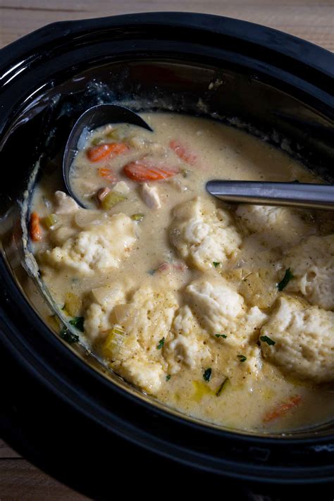 Crock Pot Chicken And Dumplings Zonas Lazy Recipes
