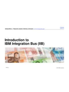 Introduction To IBM Integration Bus IIB Introduction To Ibm