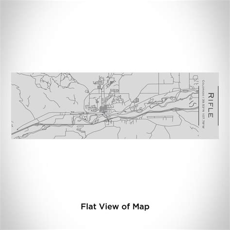 Rifle Colorado Engraved Map Insulated Cup — Jace Maps