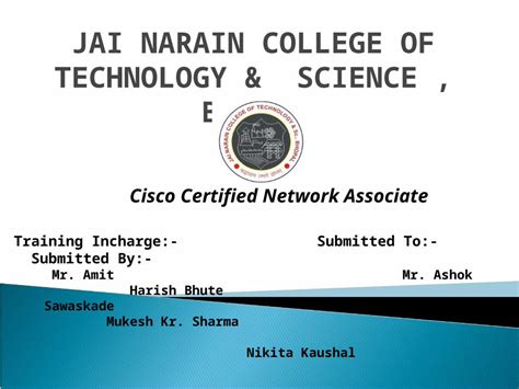 Ppt Ccna Training Report Dokumen Tips