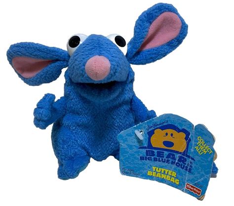 Tutter Mouse Bear In The Big Blue House 6 In Plush Jim Henson Disney W