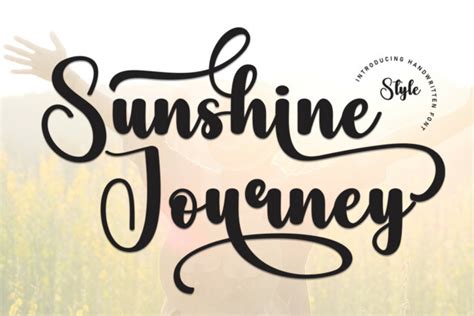 Sunshine Journey Script Font Download Free Font