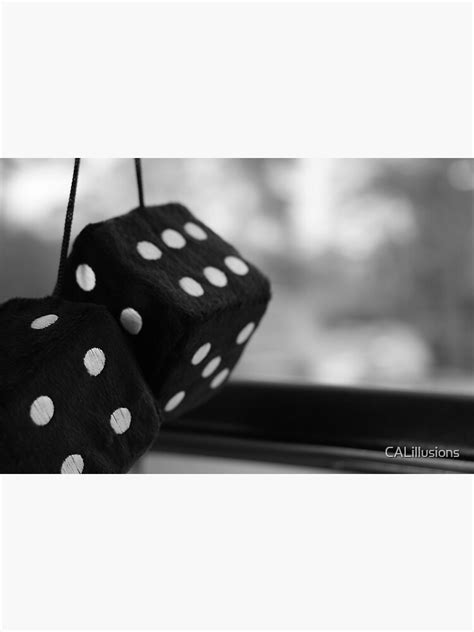 Fuzzy Dice Sticker By Calillusions Redbubble