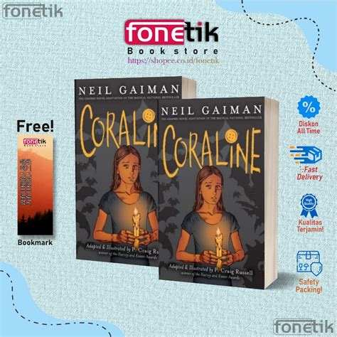 Coraline Graphic Novel By Neil Gaiman English Version Shopee Singapore
