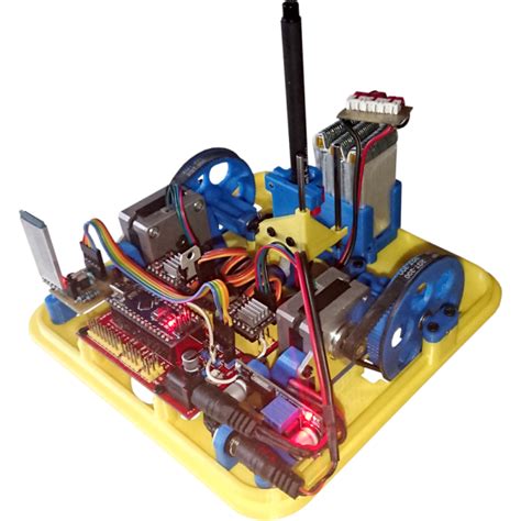 Tims Draw Bot Gets Around With A Pen Hackaday