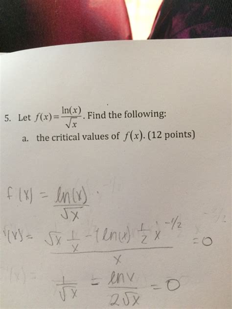 Solved 5 Let Fr Inr 5 Let Ina Find The Following