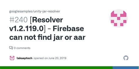 Resolver V1 2 119 0 Firebase Can Not Find Jar Or Aar Issue 240