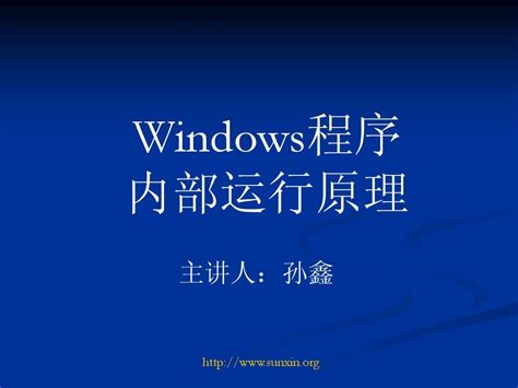 Windows程序运行原理 word文档在线阅读与下载 无忧文档