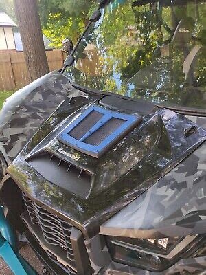 Kawasaki Krx 1000 Hood Scoop Vented Hood Conversion Kit Blue Ebay