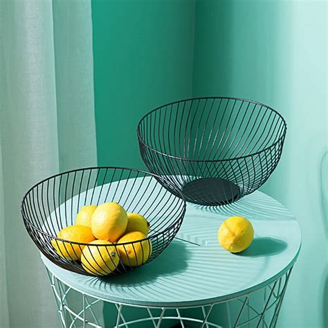 Keuken Mand Container Kom Metalen Draad Mand Fruit Grandado