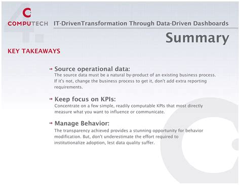 Presentation On Data Driven Dashboards Pdf