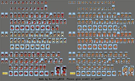 Smas Smb3 Styled Reimu And Marisa Spritesheet By Hartflip0218 On Deviantart