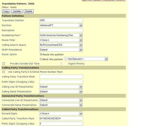 Solved International Translation Pattern Problem Cisco Community