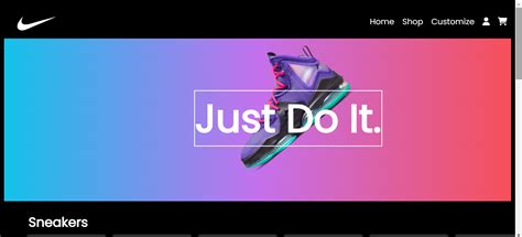 github anuragprasoon nike clone i recently built a landing page of