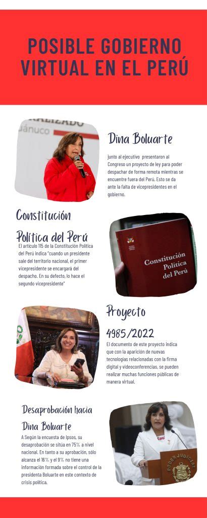 Dina Boluarte Propone Gobierno Virtual Punto Seguido Upc