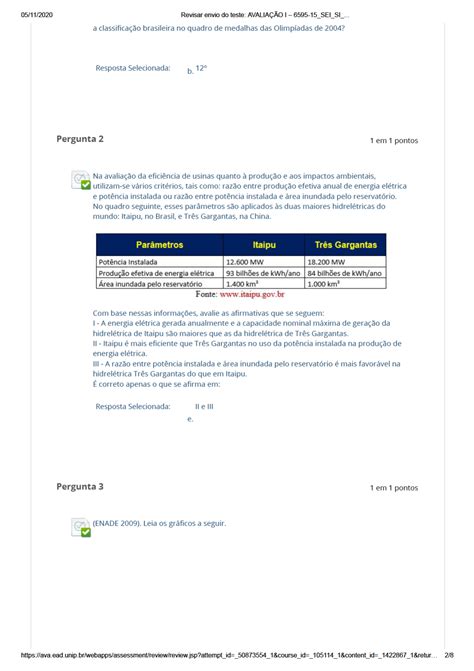 QUESTIONARIO UNIDADE I ESTUDOS DISCIPLINARES III Estudos