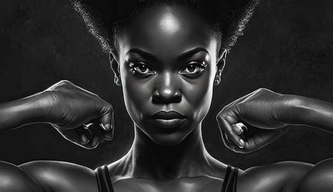 Premium Photo African American Women Embody Empowerment Strength And
