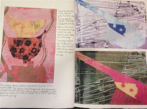 Monoprinting Sketchbook Pages Sketch Book Sketchbook Pages Monoprint