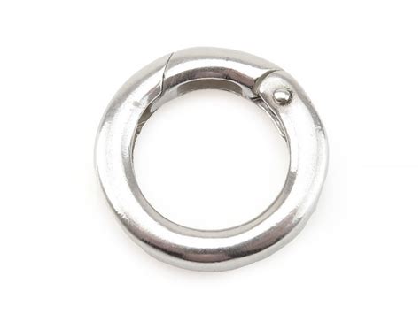 Sterling Silver Round Spring Clasp 14 5mm