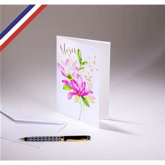 Carte double Carnet de couleurs créée et imprimée en France sur papier