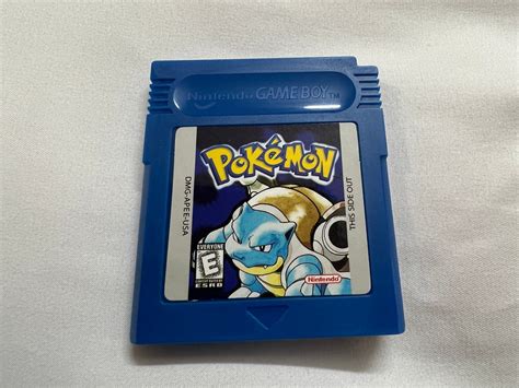 Pokemon Blue Version Nintendo Gameboy Gb Game Only Free Usps First Class Shipping Etsy