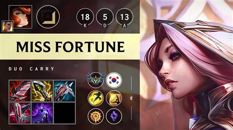 Miss Fortune Adc Vs Corki Godlike Kr Challenger Patch 1421 Youtube