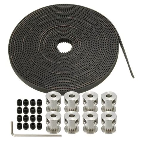 FOR REPRAP PRUSA Mendel Imprimante 3D Al Sage Poulie 26pcs Ceinture GT2