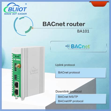 Bliiot Ba101 Bacnet Mstp To Bacnetip Bacnet Routers For Bashvac