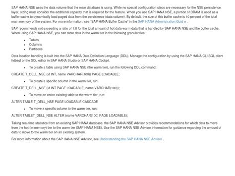 configuring sap hana nse dell validated design for sap hana tdi with