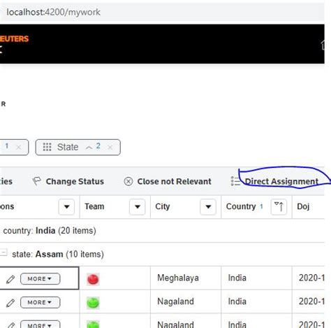 How Can I Bind The Wimo Grid Data To Other Modal Popup Component