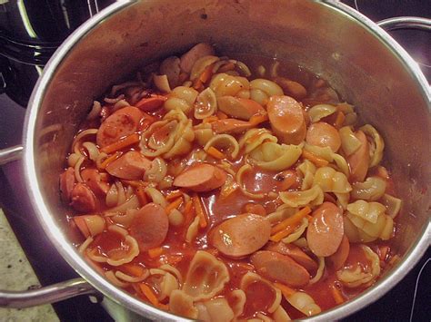 Nudel Wurst Eintopf Rezept Mit Bild Von Anjolejo Chefkoch De