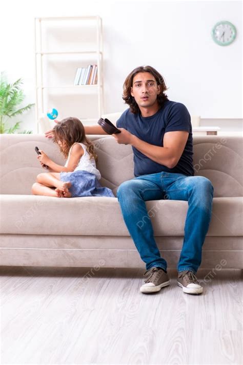 The Angry Father Punishing His Daughter Angry Father Punishing His