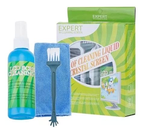 Kit Limpia Pantallas Con Cepillo Y Paño Lcd Led Notebook Cel Cuotas sin interés