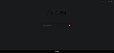 Github Centauri Os Stellar Stellar Is A Search Engine Developed To
