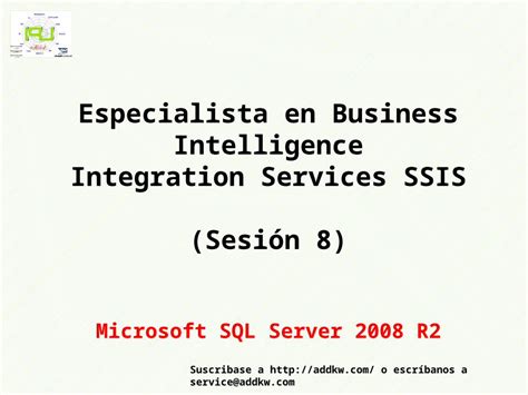 Ppt Especialista En Business Intelligence Integration Services Ssis