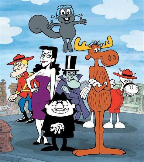 Rocky Bullwinkle And Friends Old Cartoon Characters Classic Cartoon