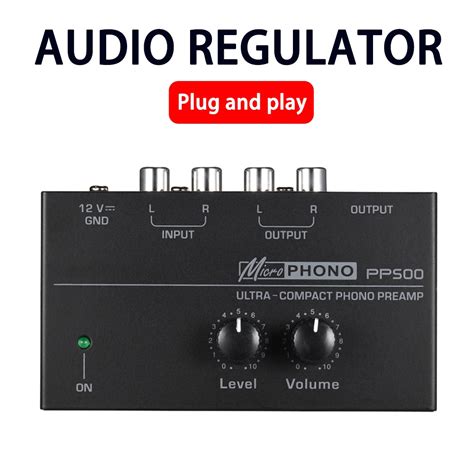 Preamplifier Phono Preamp Ultra Compact Audio Amplifier With Level