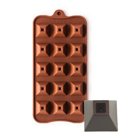 Silicon Pyramid Chocolate Mold Bakers Supplies