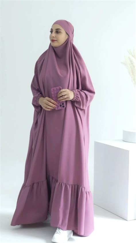 Oem Loriya 2023 Jilbab Abaya中等女性超大女士abaya穆斯林女性服装伊斯兰服装祈祷abaya Buy Oem