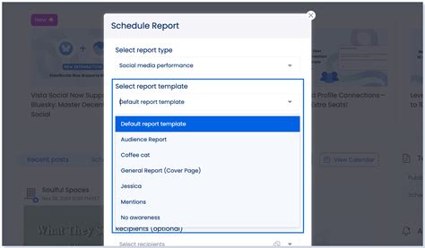 How To Create Custom Report Templates Vista Social