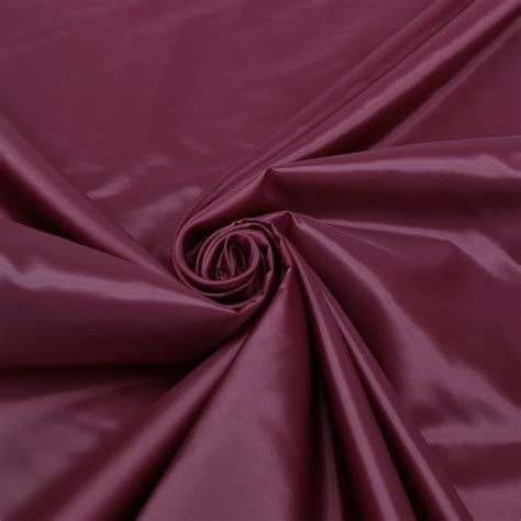 Burgundy Lining Fabric By The Meter For Lining Your Garments And