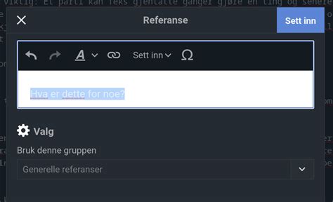 When Adding A Source Reference In Dark Mode The Text Is White On A