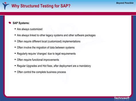 Sap Testing Services Ppt
