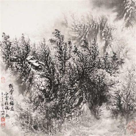 陈翔朱顺林山水画展在日本东京中国文化中心开幕 中国书画网