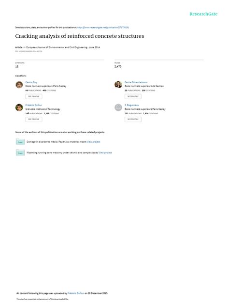 Cracking Analysis Of Reinforced Concrete Structures Pdf