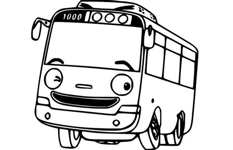 꼬마버스 타요 색칠 공부 Kr에서 무료 색칠 공부