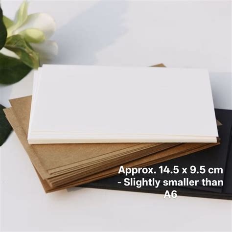 Cardstock For Crafts And Invites 120350 Gsm Shopee Sg