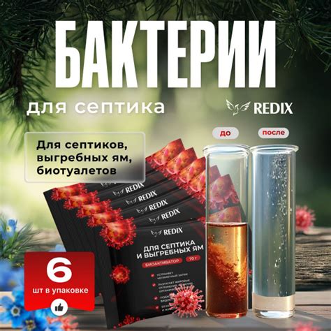 Бактерии для септиков и выгребных ям 6шт купить на OZON по низкой цене ...